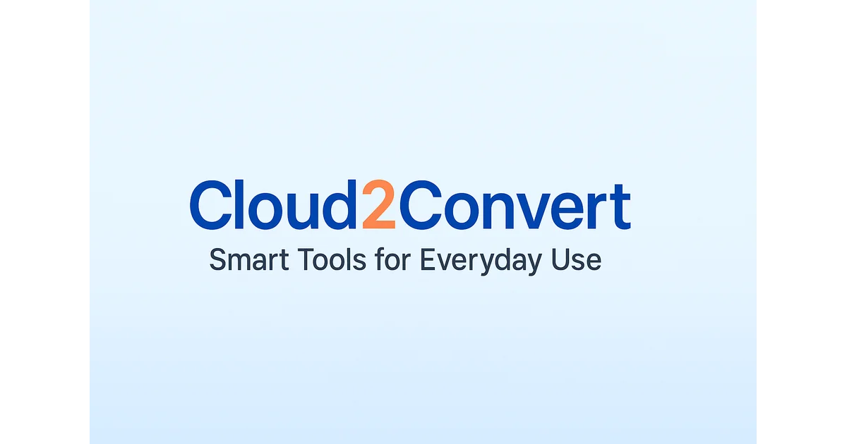 Cloud2Convert – Free Online Tools, Converters & Calculators